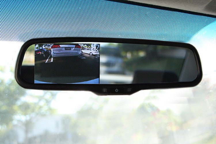 OEM Replacement Rear view Mirror with HD 4.3" LCD Display for Back Up ...