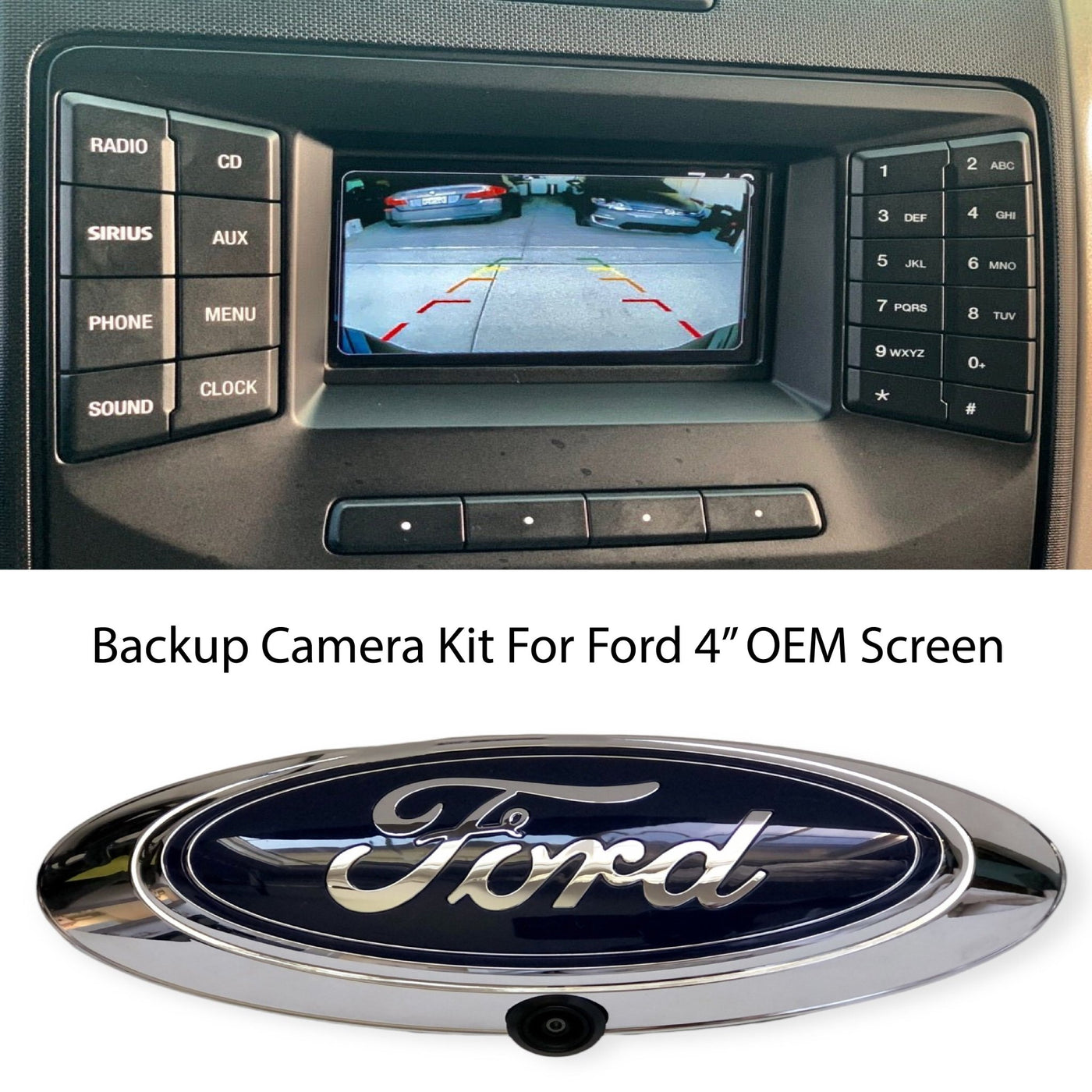 Ford,tailgate,emblem,back,up,camera,backup,camera| Tailgatecamera.com